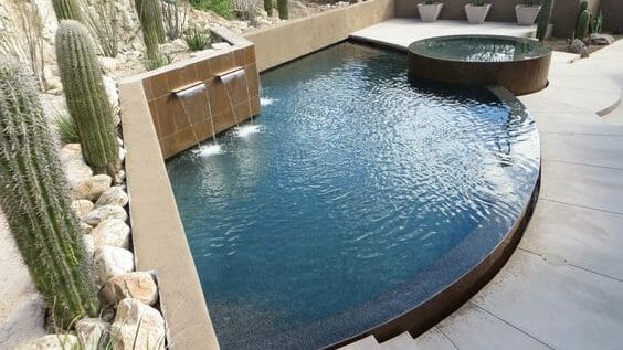 10 Inspirasi Desain Dinding Kolam Renang